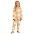 CONROSES Toddler Girls Outfits Plaid Long Sleeve Sleepwear T Shirts ...