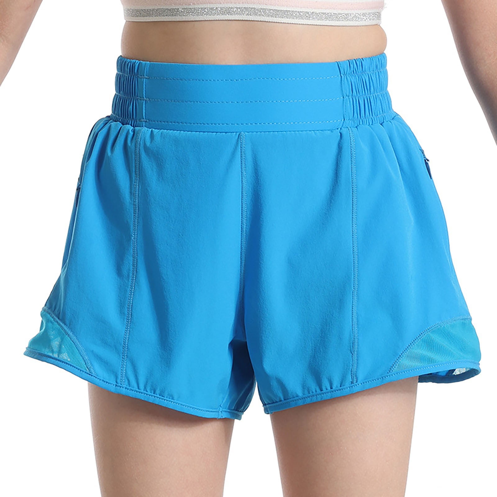 CONROSES Toddler Girls Workout Shorts Solid Color Athletic Shorts for ...