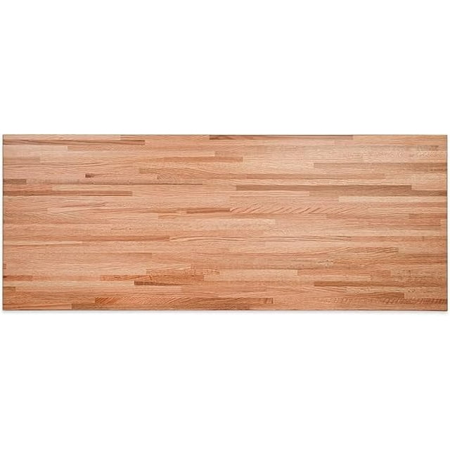 CONSDAN Butcher Block Counter Top, 48 x 36, USA Grown Oak Solid Wood ...