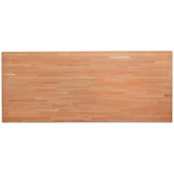 CONSDAN Butcher Block Counter Top, USA Grown Cherry Solid Hardwood ...