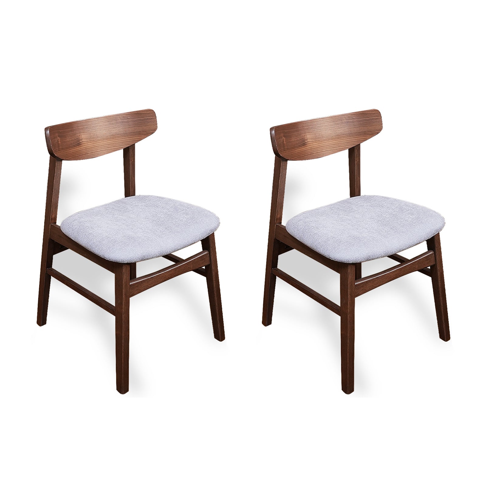 CONSDAN Extendable Dining Table Set(Chair Set of 2), Solid Hardwood ...