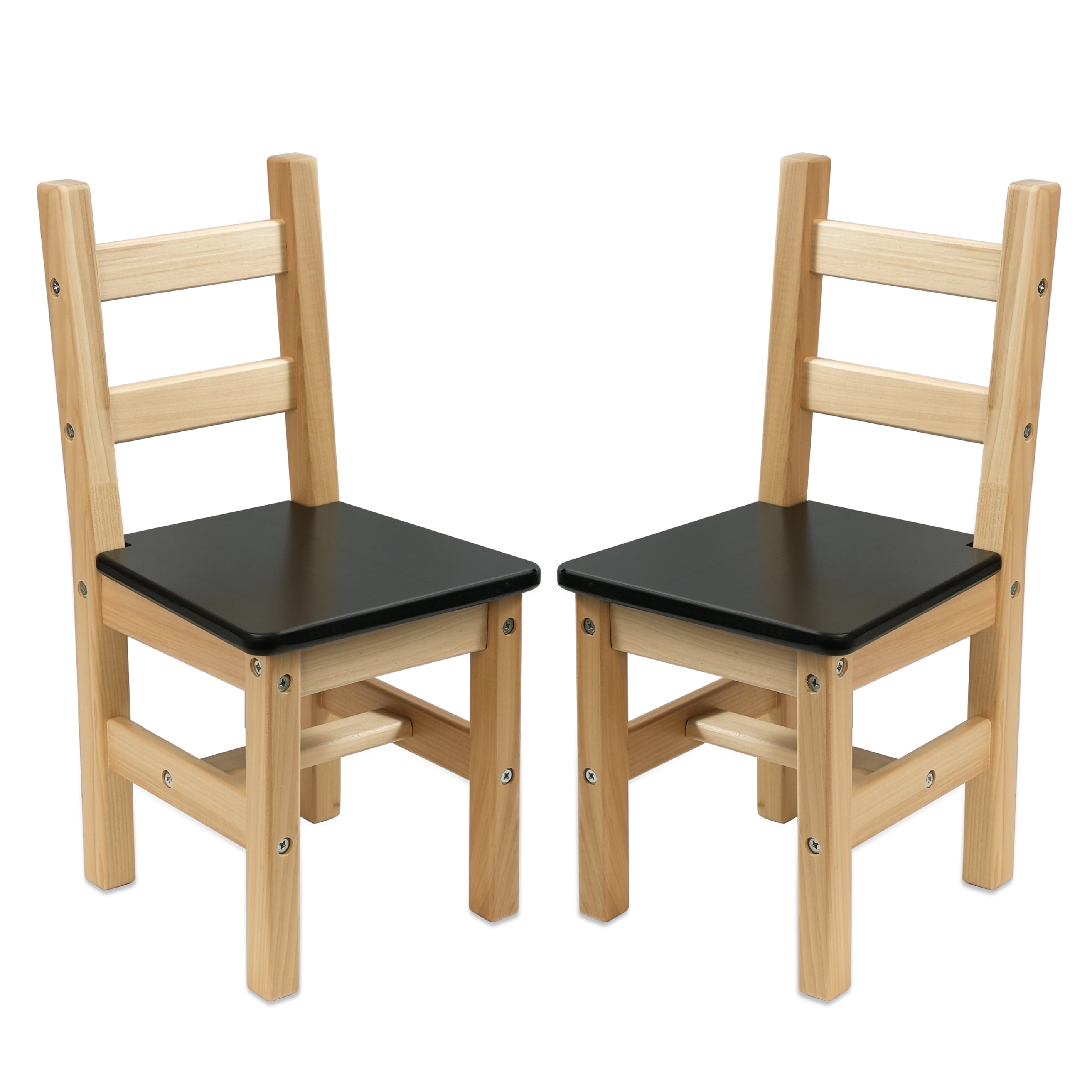 CONSDAN Kids Chairs, USA Grown Solid Poplar Hardwood Child Chairs, 10 ...
