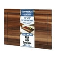 CONSDAN Wood Cutting Board for Kitchen, 16 x 12, USA Grown Solid Black ...