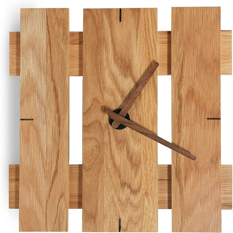 solid wood clocks