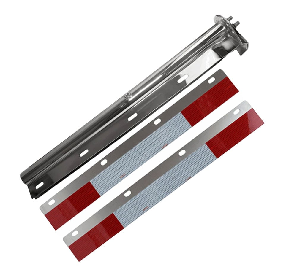 CONSPICUITY STRIPS And Mud Flap Hanger Set Replaces OEM 649-SL, RT25 ...