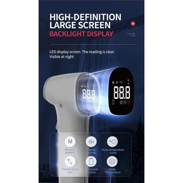 CONTEC Automatic Health Forehead Thermometer Baby Adult Care Digital ...