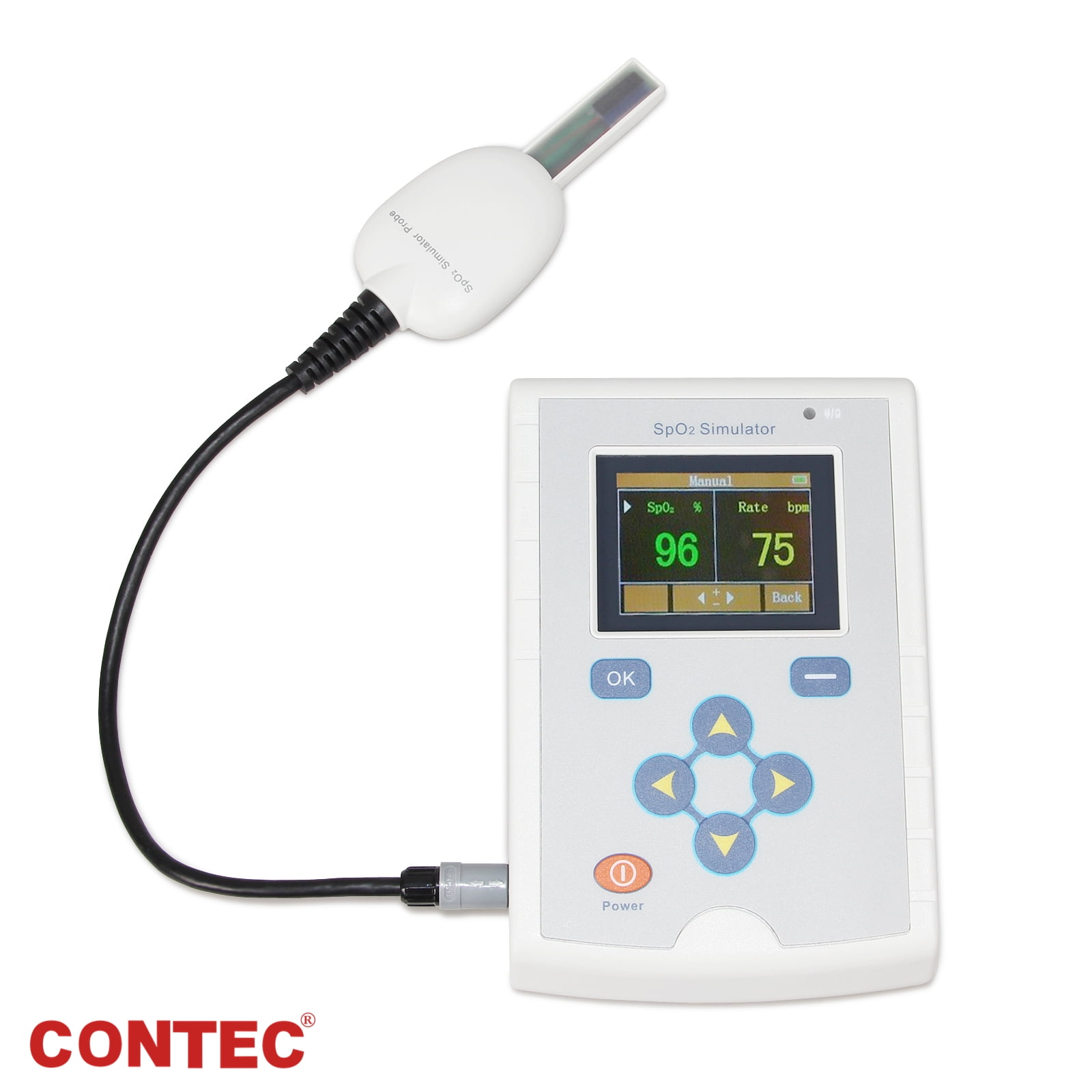 CONTEC MS100 SPO2 Simulator Blood Oxygen Saturation Simulation Pulse ...