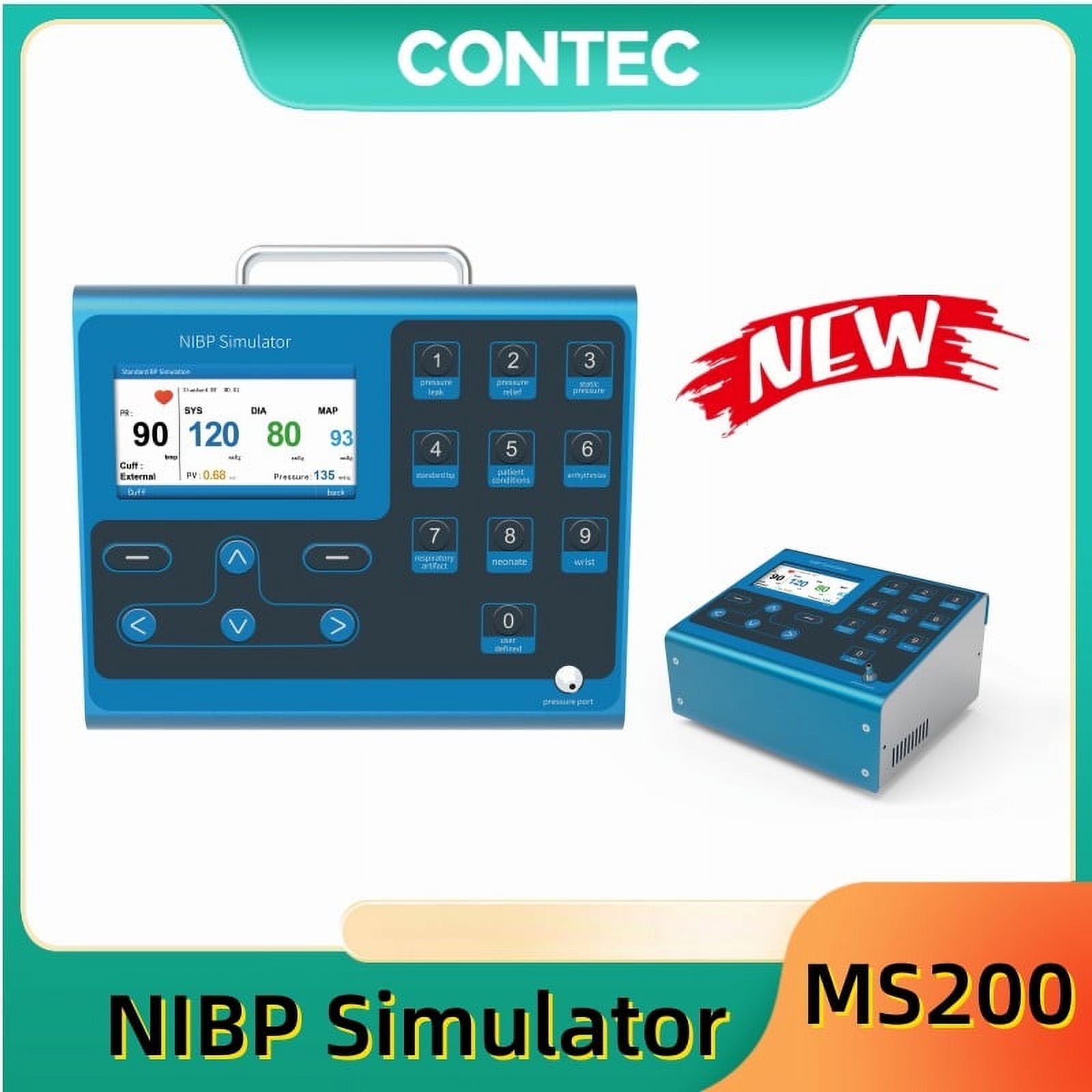 CONTEC MS200 NIBP Simulator Blood Pressure Monitor Accuracy Simulation ...