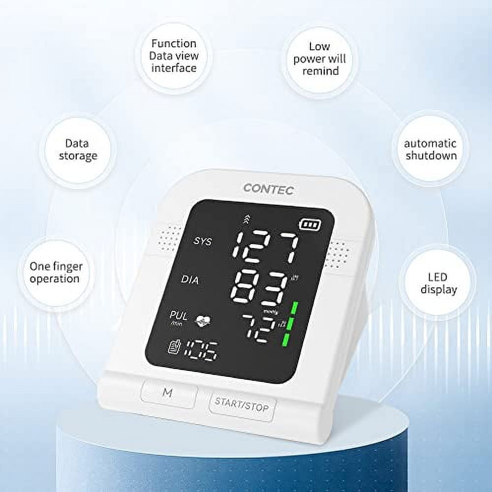 CONTEC08C Automatic Upper Arm Blood Pressure Monitor,Irregular ...