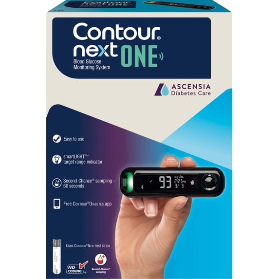 CONTOUR NEXT ONE Blood Glucose Monitoring System HSA/FSA Eligible ...