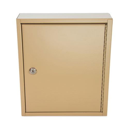 Key Lockable Key Cabinet, 60-Key, Metal, Sand, 10.63 x 3 x 12.13 ...
