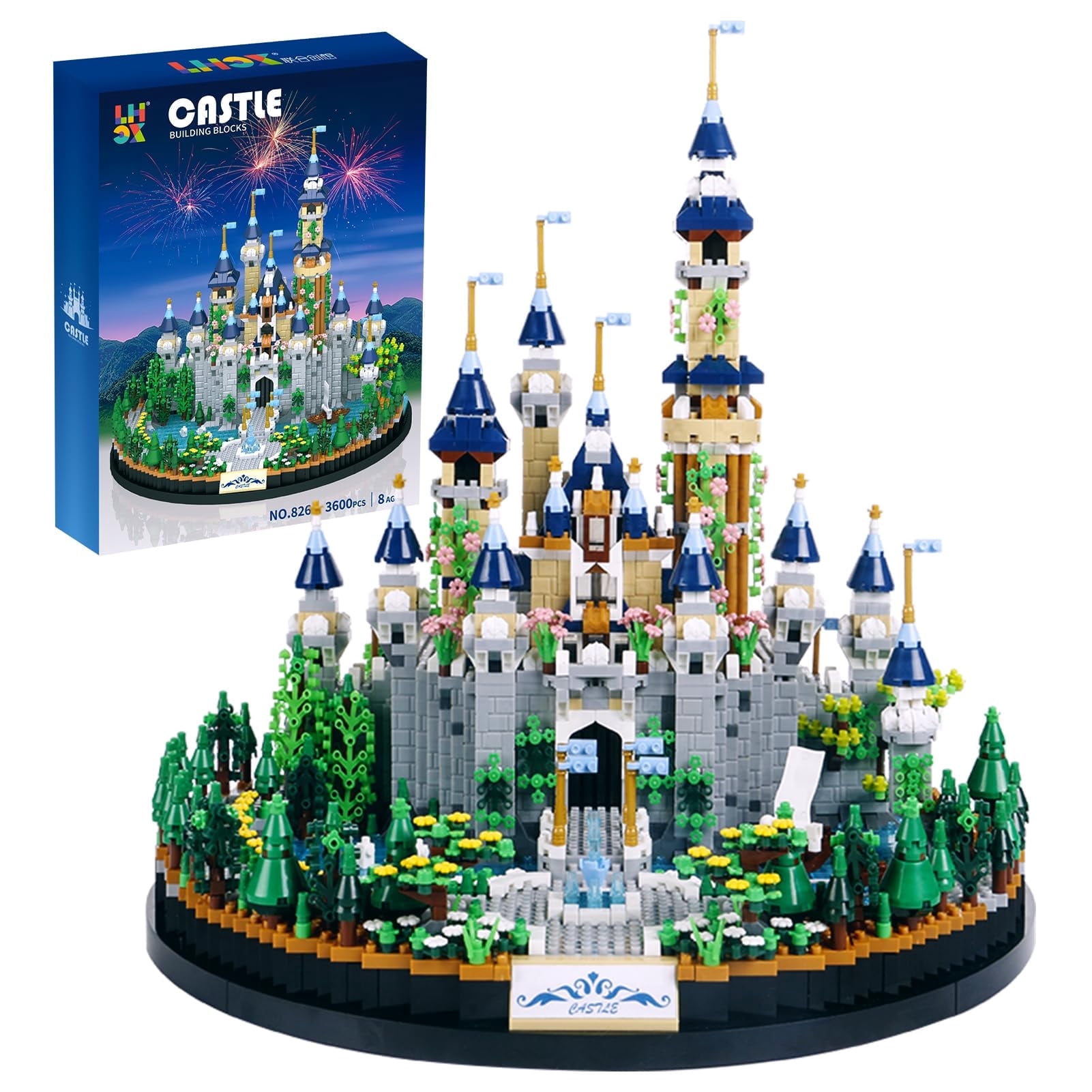 Castle Building Blocks Kit 3600pieces Micro Building Blocks for Adults ...