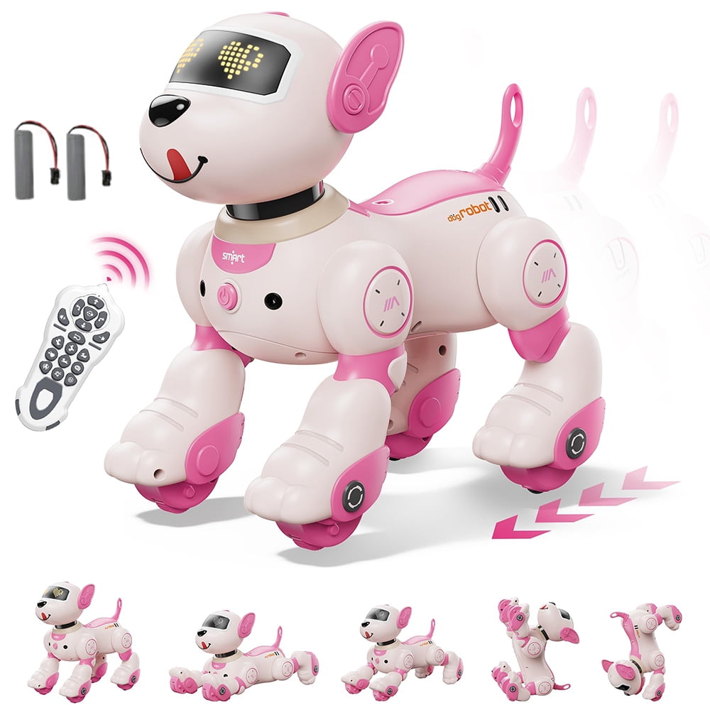 CONUSEA Programmable Robot Dog Toy with Voice Control for Kids, 2.4GHz ...