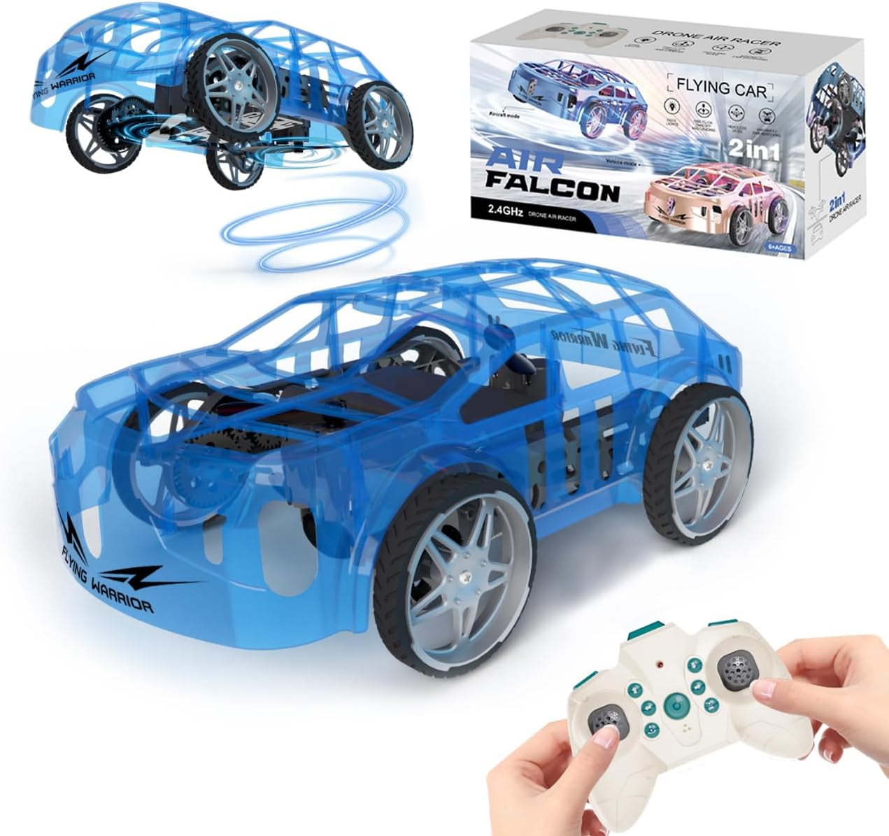 RC Drone Car Mini RC Drone & Flying Car, Remote Control Quadcopter with ...
