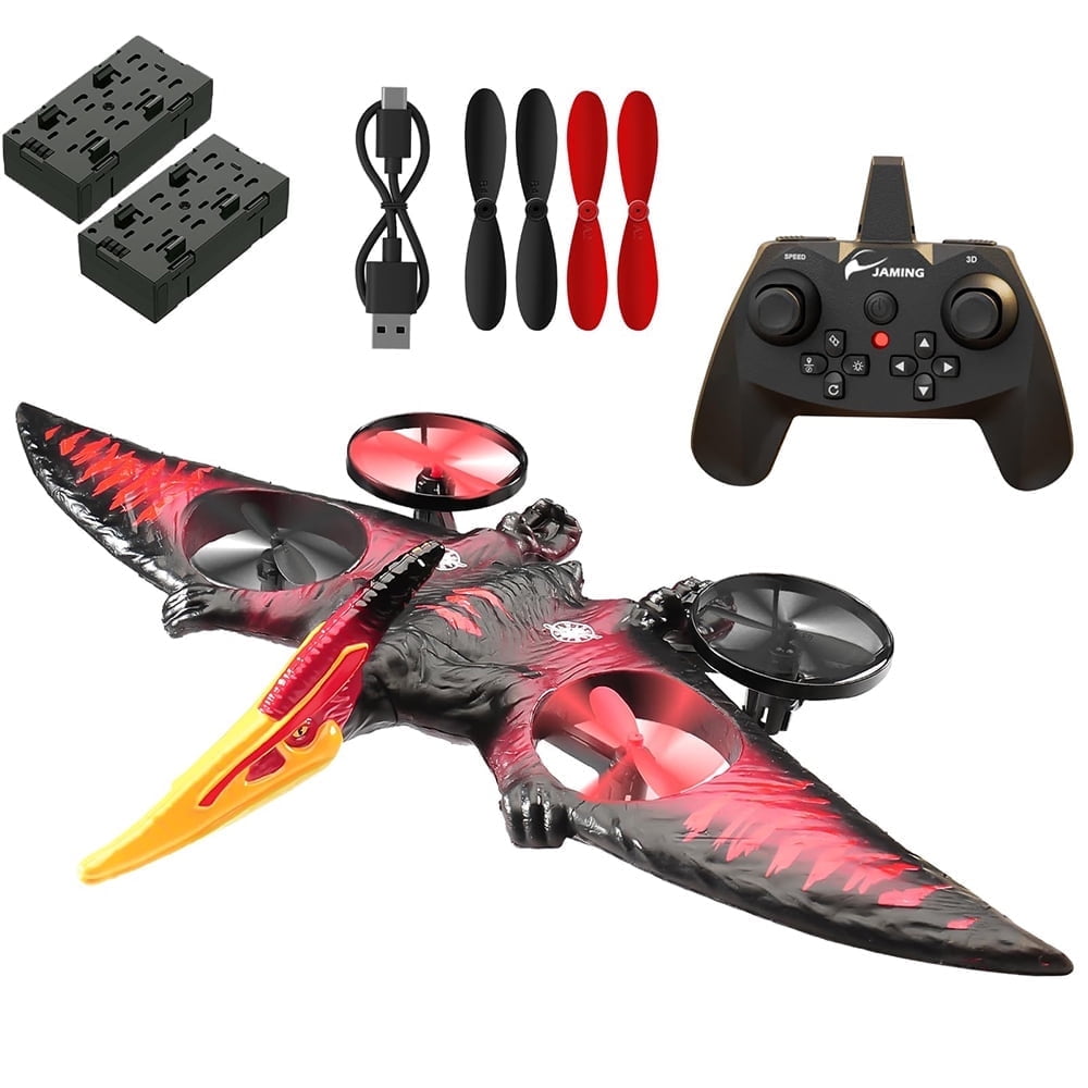 Remote Control Dinosaur Pterosaur RC Plane w/ Headless Mode, Altitude ...