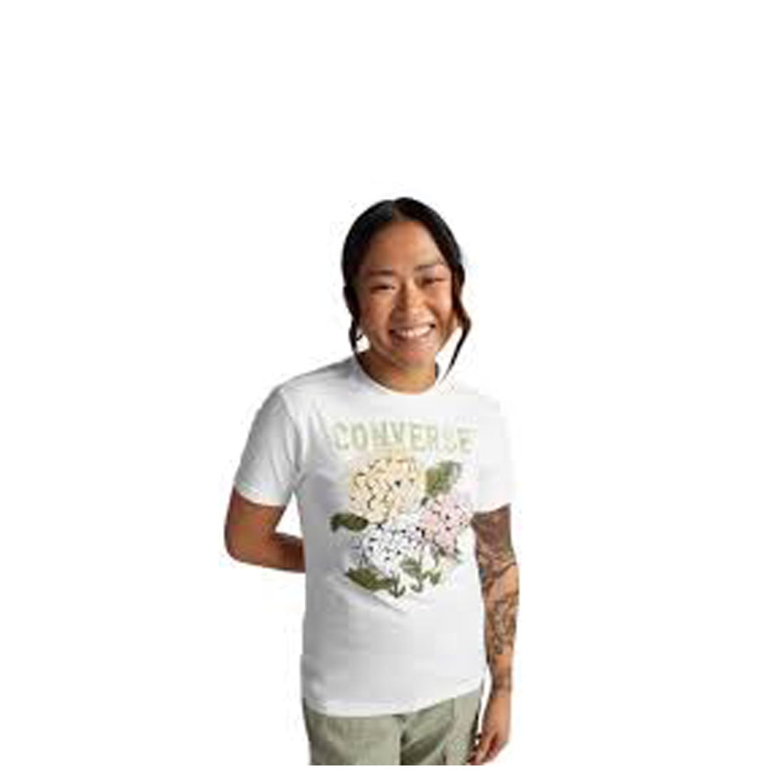 CONVERSE Female Adult Medium 10025184-A01 White - Walmart.com