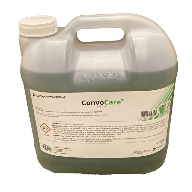 CONVOTHERM ConvoCare 2.5 Gallon Care agent for Convotherm combi steamer ...