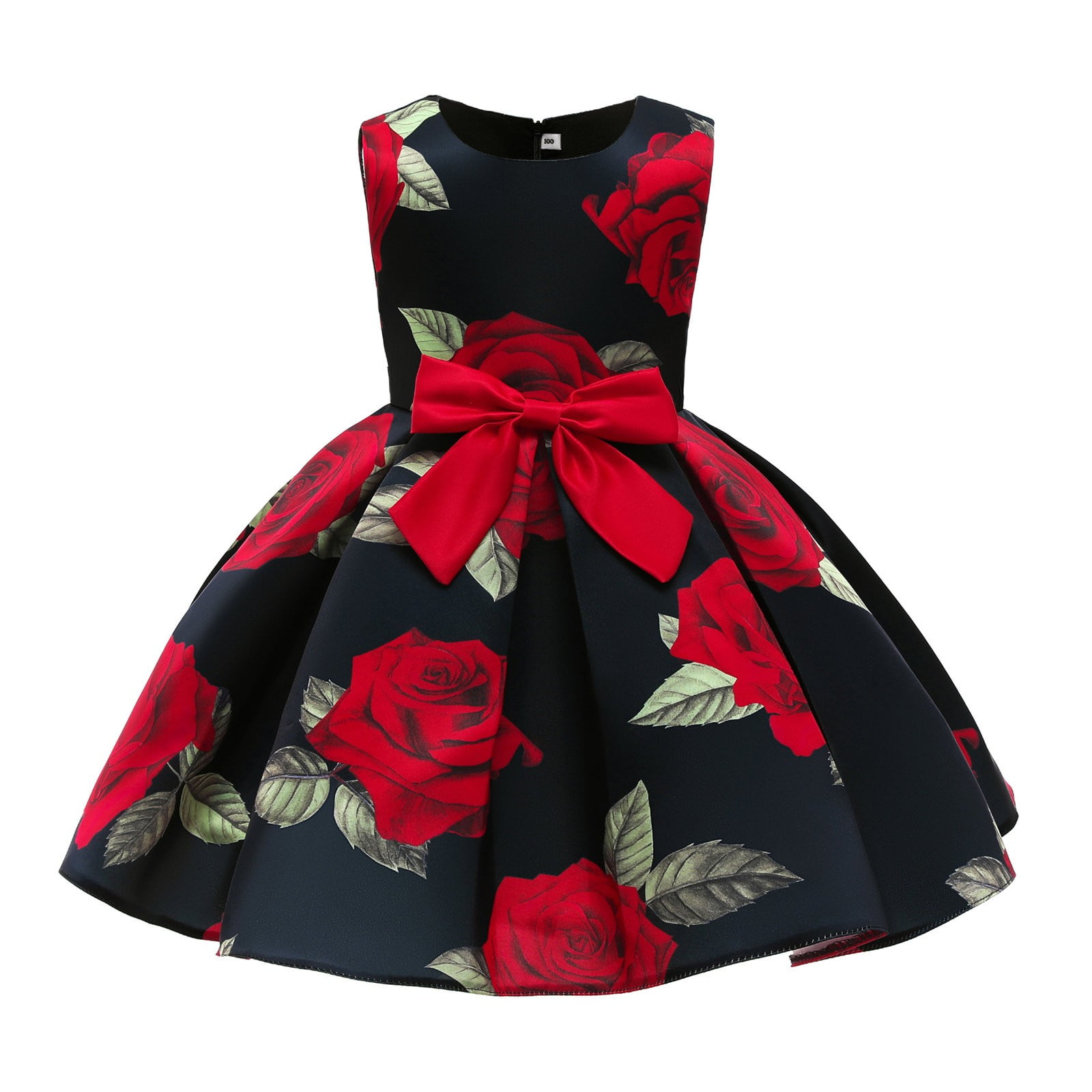 CONYUMN Girls' Dresses Girls Sleeveless Party Dress Children Kids ...