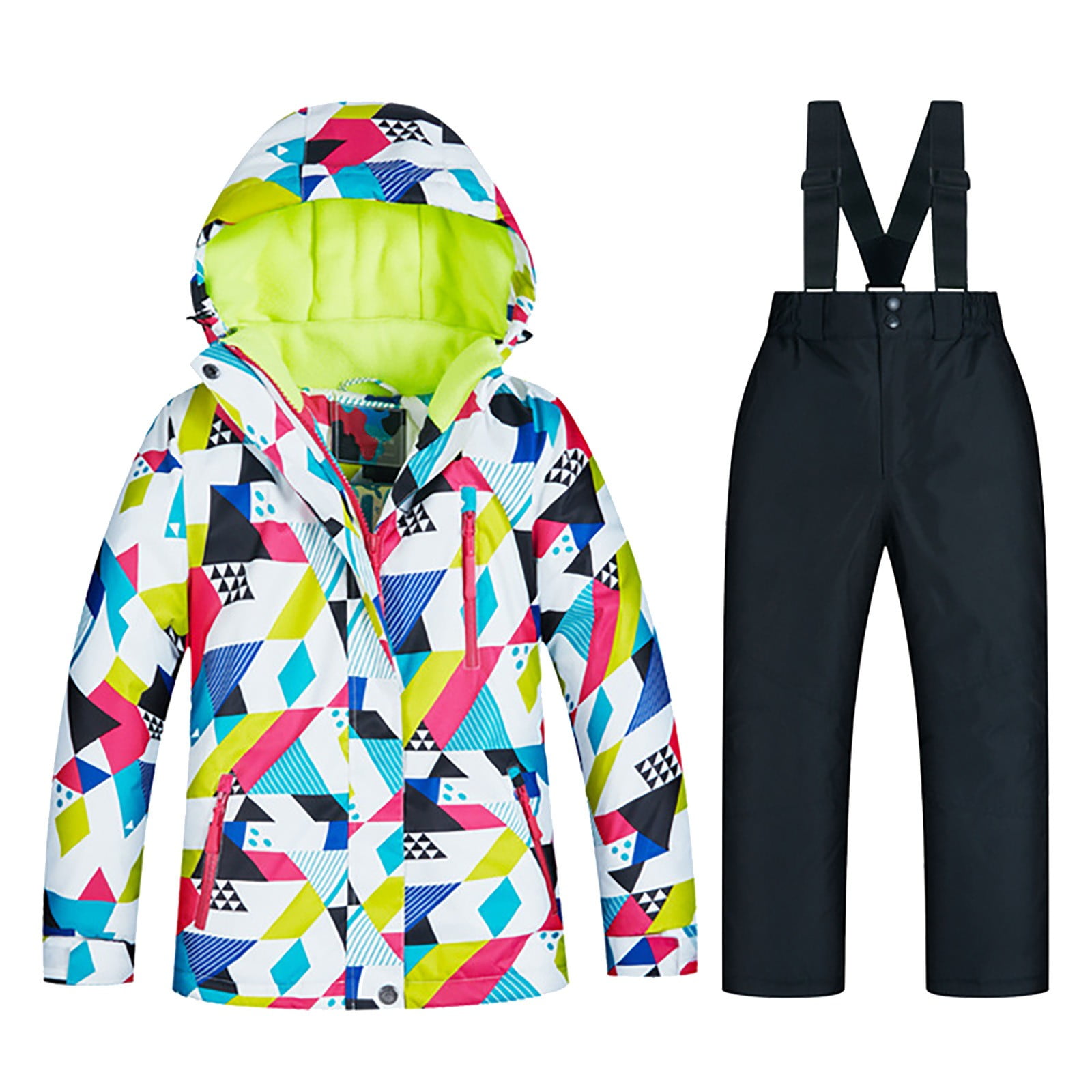 CONYUMN Outfits for Girls 7-8 Boys Girls Ski Jacket Snow Jacket Pants ...