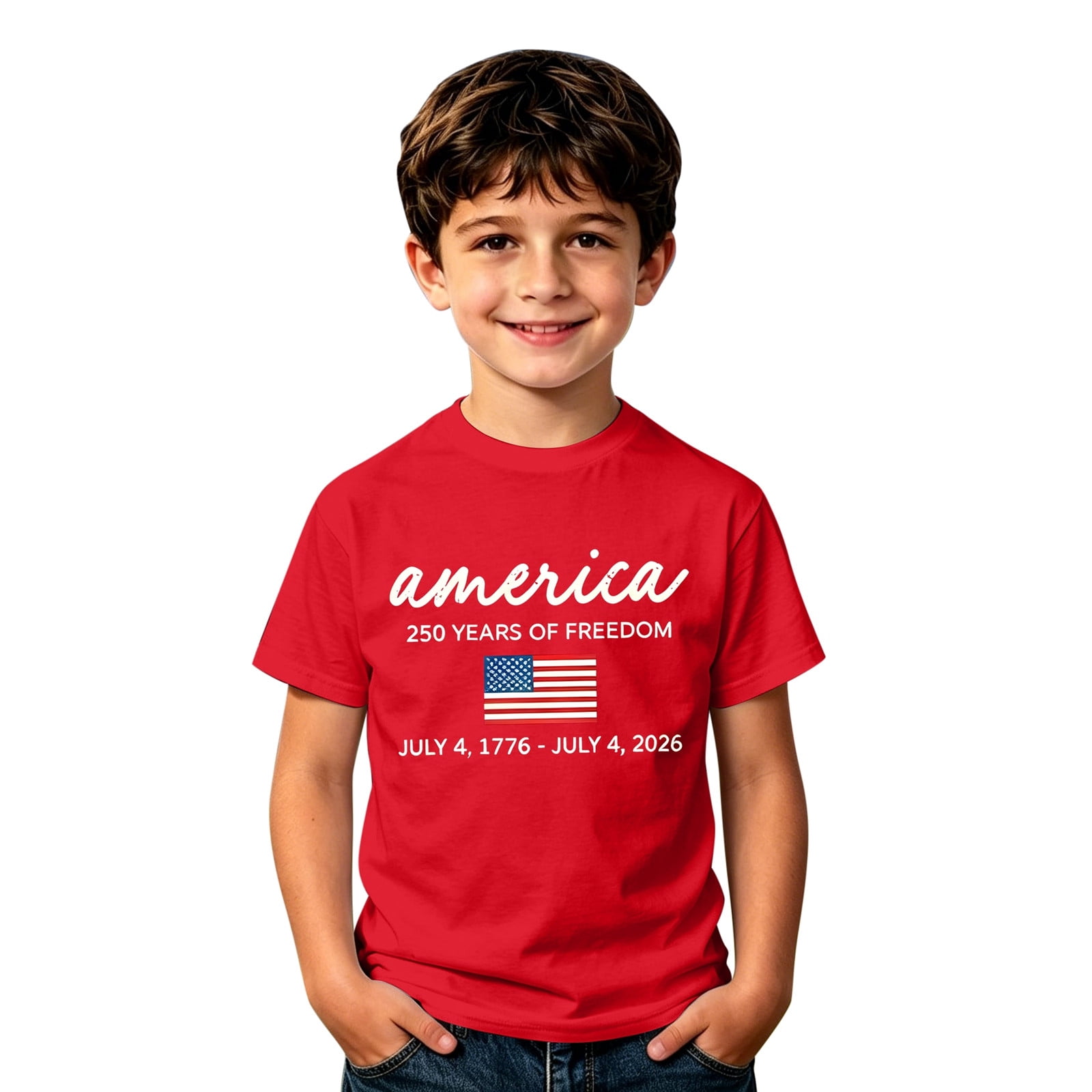 CONZONE 250Th Anniversary Usa T Shirts For Toddler Boys Patriotic ...
