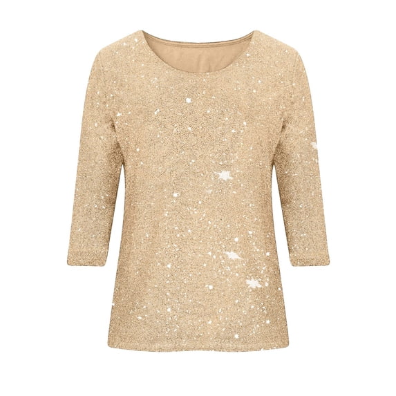 CONZONE Baby Girls T-Shirts Sparkly Casual Graphic Tee Shirt for Girls ...