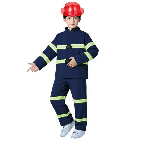CONZONE Carnival Fireman Dress Up For Boys Funny Kids Festival Stage ...