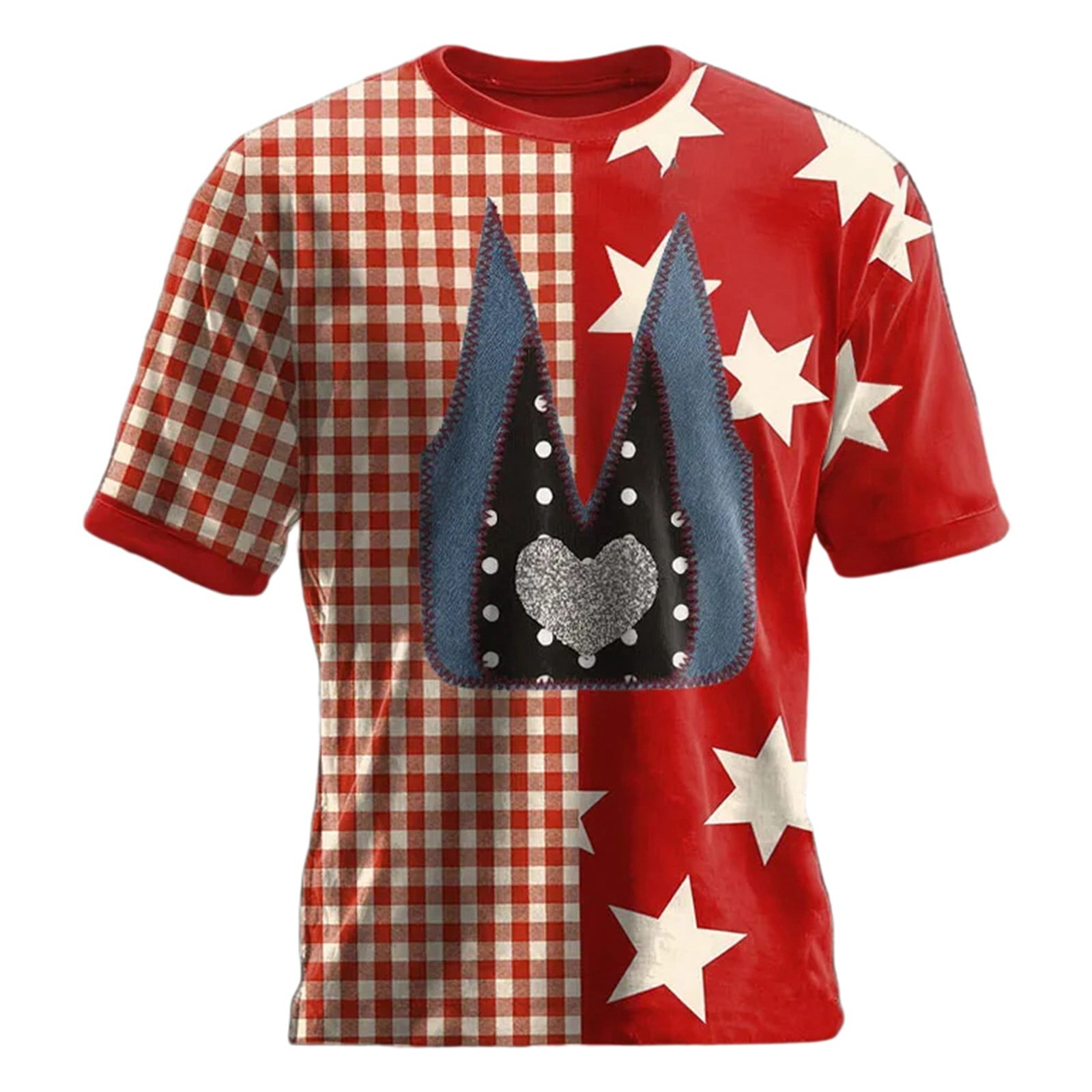 CONZONE Carnival Mens T-Shirts Long Sleeve T Shirts for Men Casual Crew ...