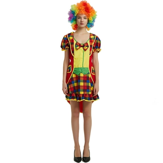 CONZONE Carnival Toddler Boys Clown Dress Up Colorful Dot Clown ...