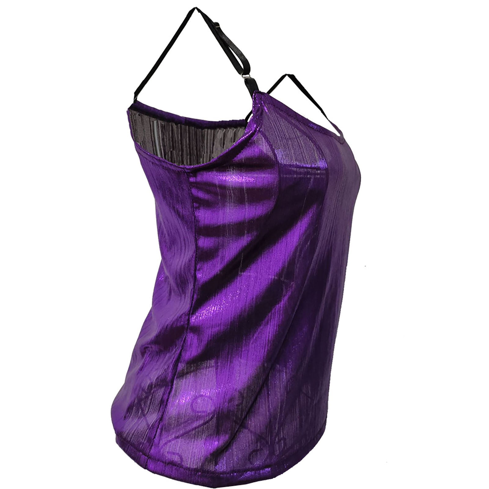 CONZONE Carnival Toddler Girls Sleeveless T Shirts Shiny Vest for Girls ...