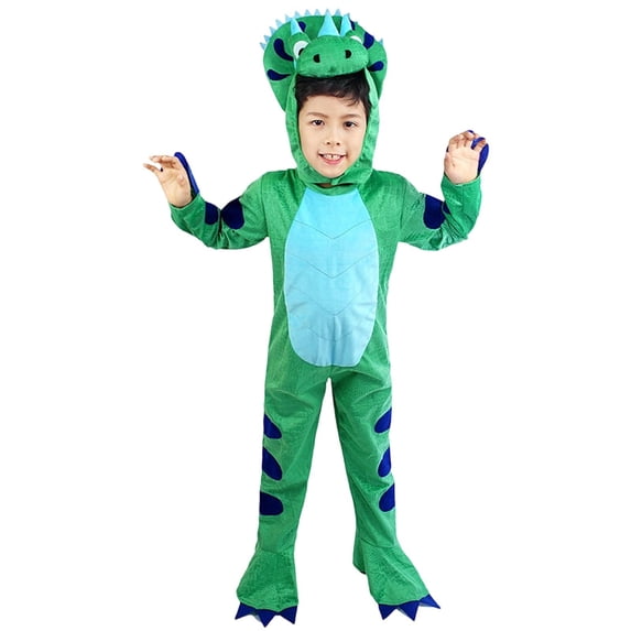 CONZONE Carnival Unisex Boys Girls Dinosaur Dress Up Cartoon Dinosaur ...