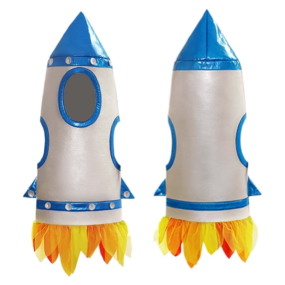 CONZONE Carnival Unisex Kids Rocket Dress Up Cartoon Rocket Shaped ...