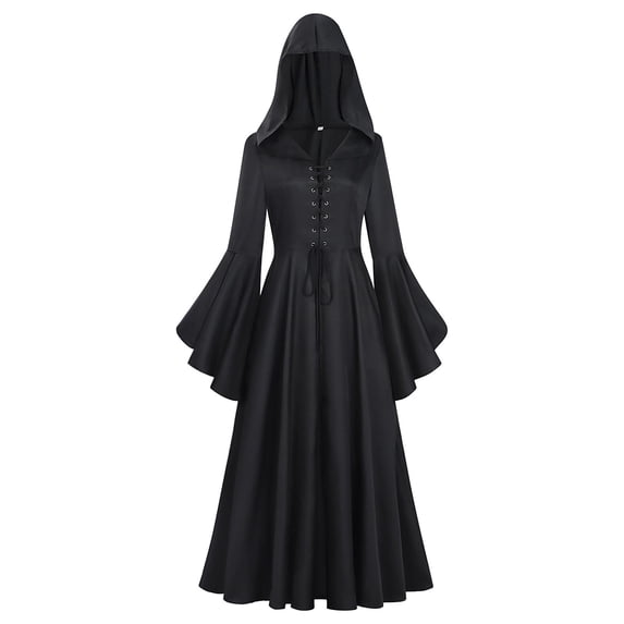 CONZONE Carnival Womens Party Performance Dress Up Elegant Gothic Robe ...