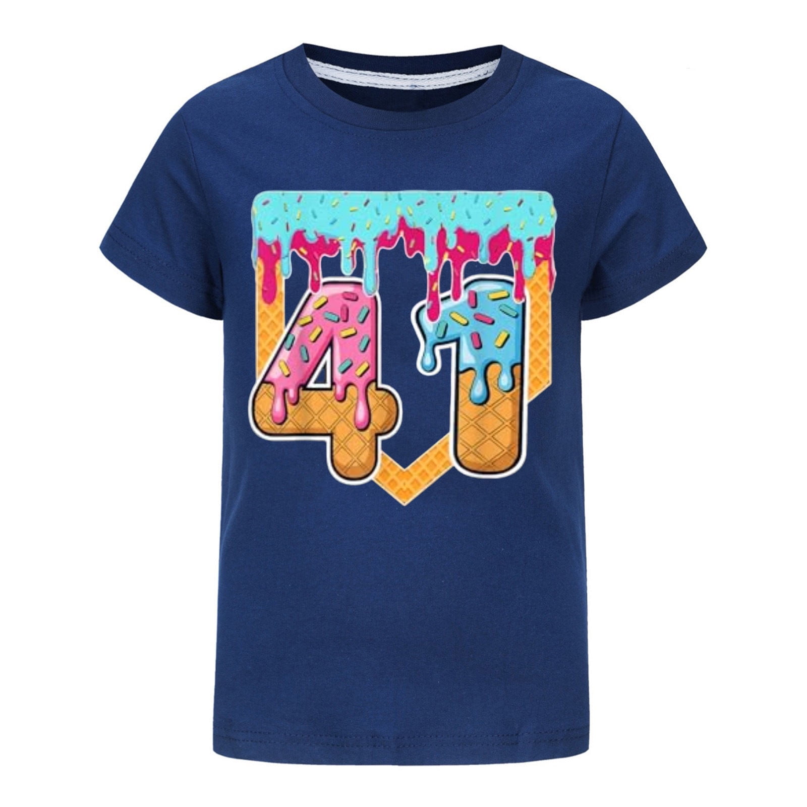 CONZONE Funny 6 7 Tshirts For Toddler Boys Casual Six Seven Graphic ...