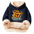 CONZONE Funny 67 Hoodies for Kids Number Six Seven Graphic Thick Fleece ...