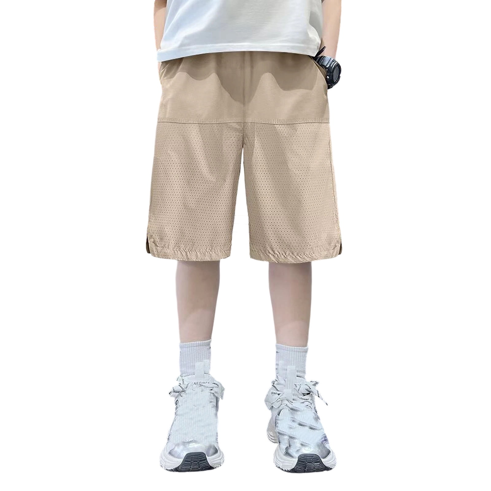 CONZONE Kids Boys Workout Shorts Baggy Fitness Running Shorts for Kids ...
