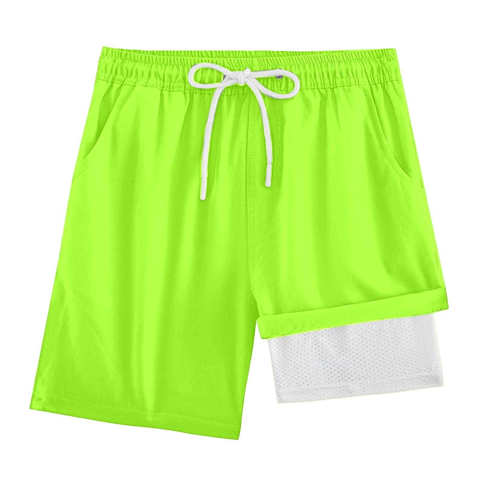 CONZONE Kids Boys Workout Shorts With Mesh Liner Casual Shorts For ...
