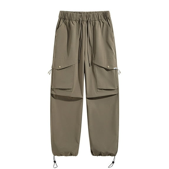 CONZONE Men'S Baggy Cargo Pants Casual Wide Leg Workwear Pants for Men ...