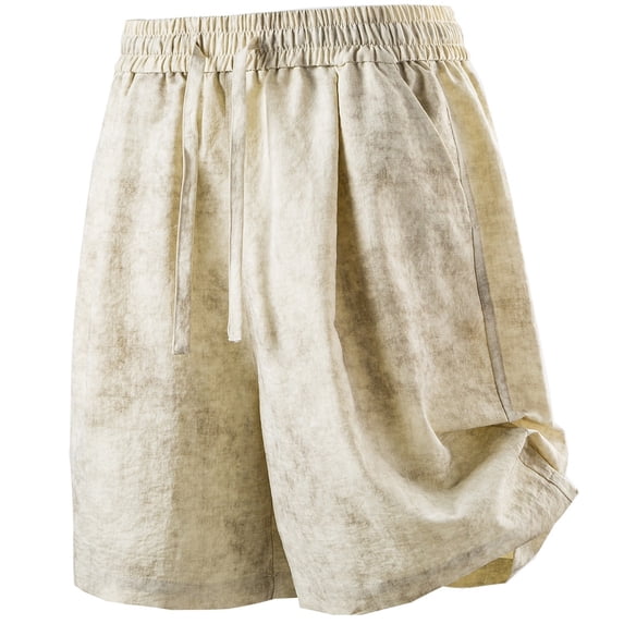 CONZONE Men'S Baggy Shorts Elastic Waist Drawstring Summer Shorts For ...