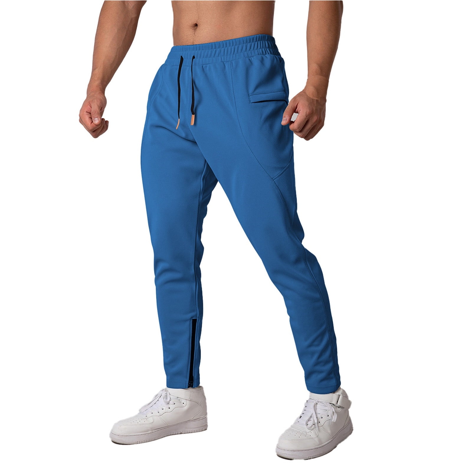 CONZONE Men'S Baggy Sweatpants Casual Straight Leg Gym Pants for Men ...
