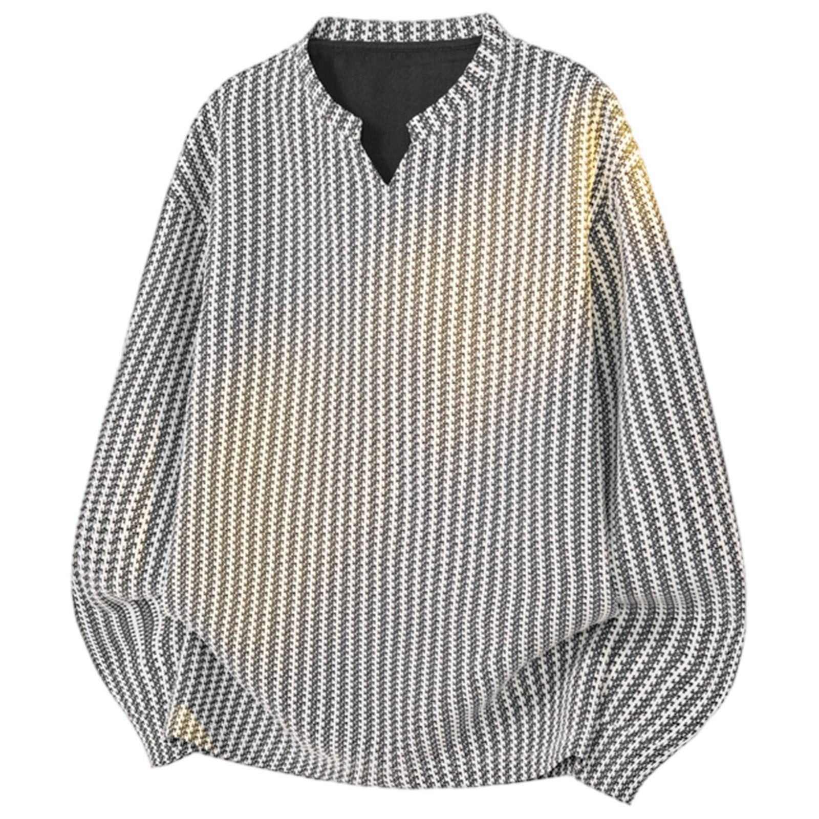 CONZONE Men's Base T-Shirts Long Sleeve T Shirts for Men Casual V Neck ...