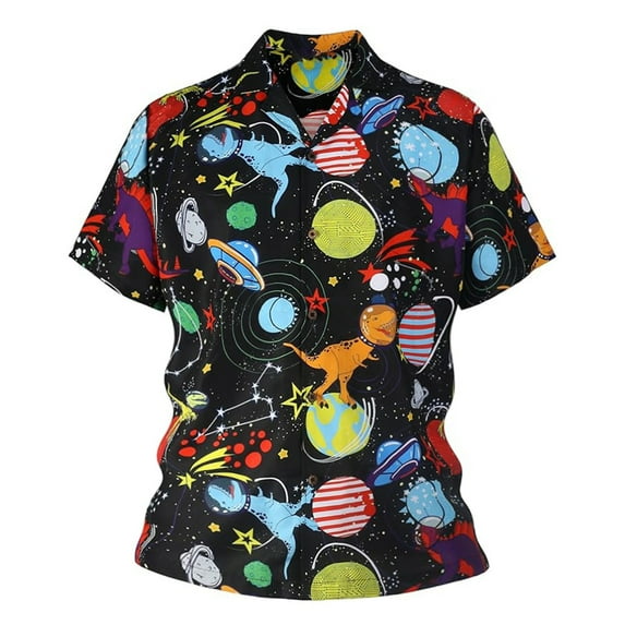 CONZONE Men's Buttons Down Shirts Short Sleeve Shirts For Men Trendy ...