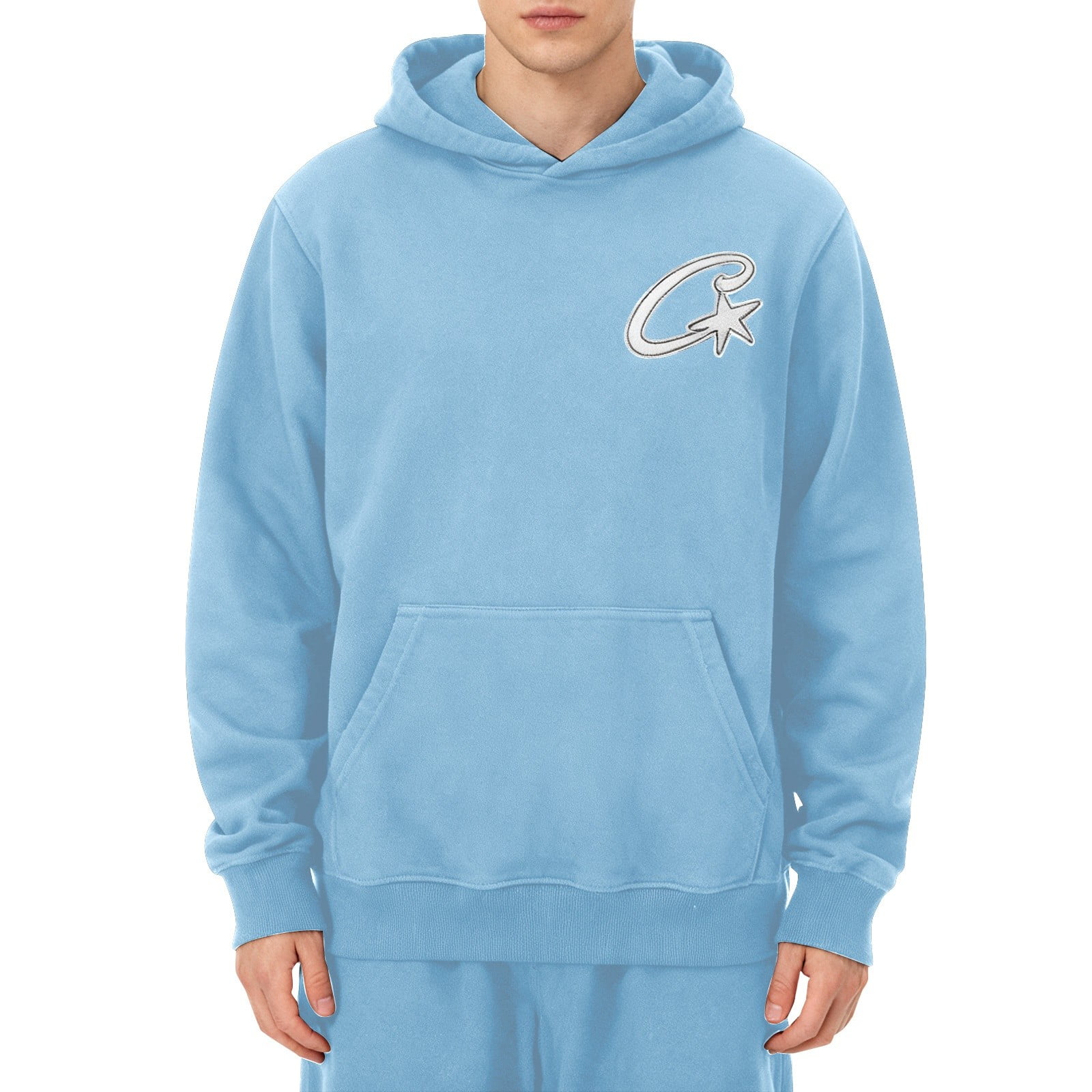 CONZONE Men's Hoodies Fashion Star Graphic Hoodie For Men Long Sleeve ...