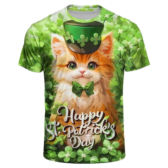 CONZONE Men's St. Patrick's Day T-Shirts Short Sleeve T Shirts for Men ...