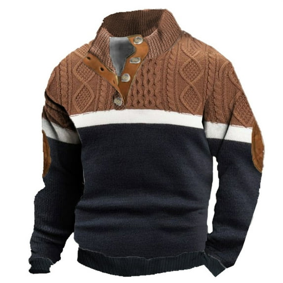 CONZONE Men's Sweatshirts Crewneck Sweatshirt for Men Casual Graphic ...