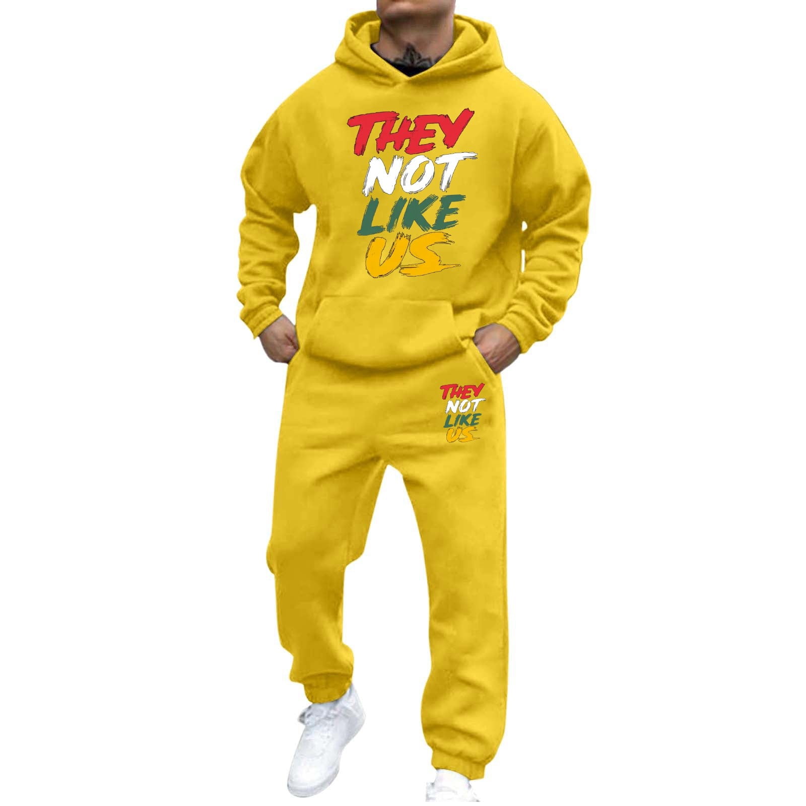 CONZONE Men's Sweatsuit 2 Piece Sets Casual Men's Jogging Tracksuit Set ...