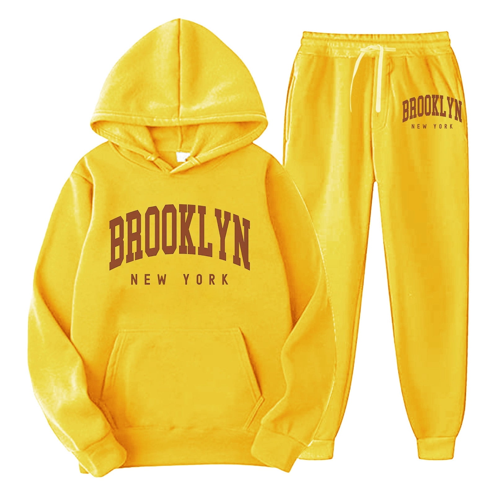 CONZONE Men's Sweatsuit 2 Piece Sets Casual Men's Jogging Tracksuit Set Letter Graphic Pullover ...