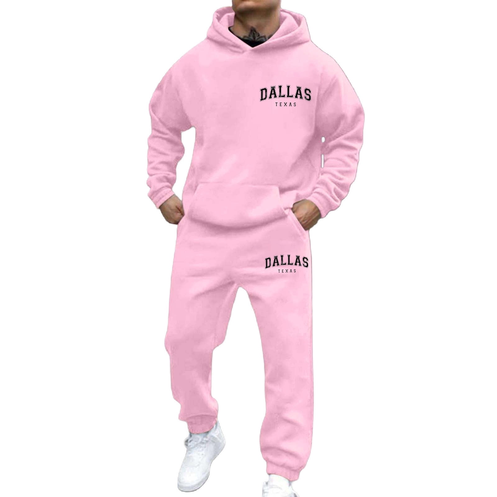 CONZONE Men's Sweatsuit 2 Piece Sets Casual Men's Jogging Tracksuit Set ...