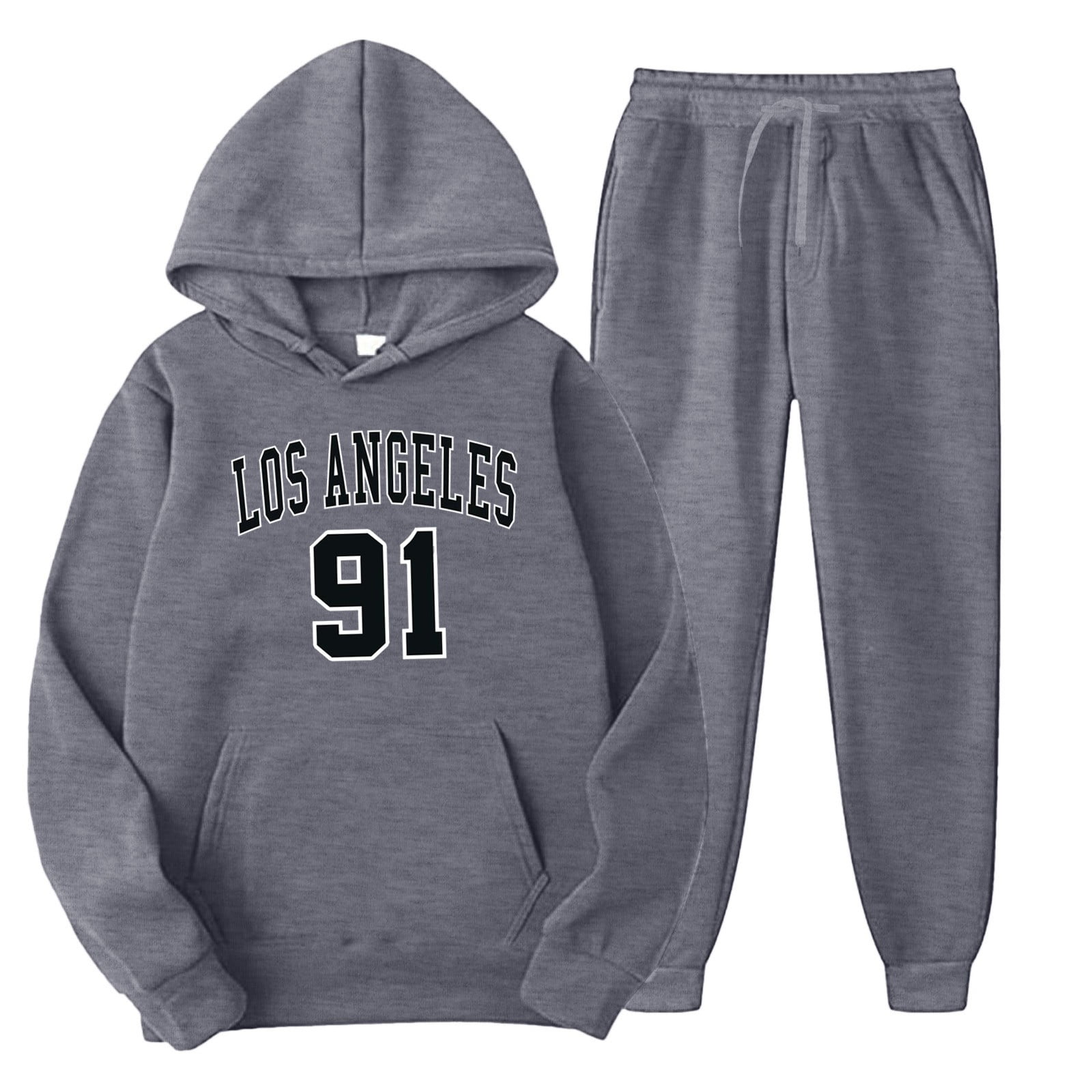 CONZONE Men's Sweatsuit 2 Piece Sets Casual Men's Jogging Tracksuit Set ...