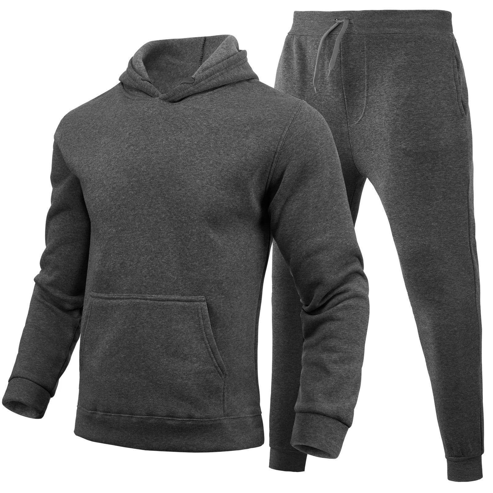 CONZONE Men's Sweatsuit 2 Piece Sets Casual Men's Jogging Tracksuit Set ...