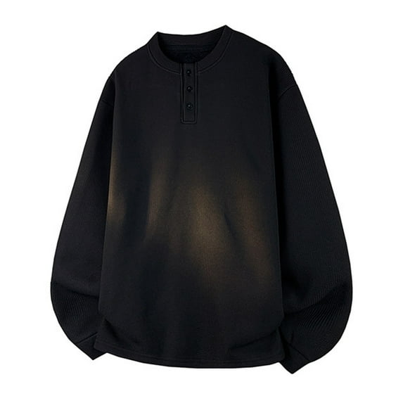 CONZONE Men's T-Shirts Long Sleeve T Shirts for Men Casual Crew Neck ...